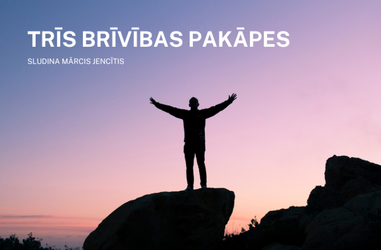 Trīs brīvības pakāpes - Kristus Pasaulei
